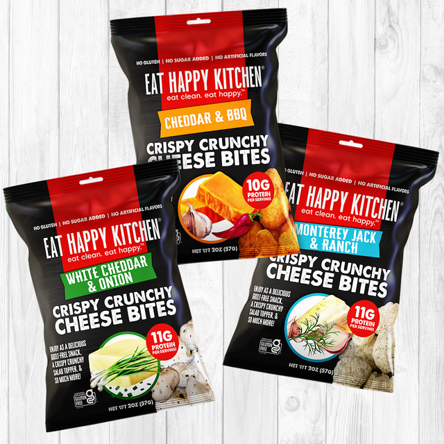 Crispy Cheese Bites 9-Pack Variety – Eat Happy Kitchen